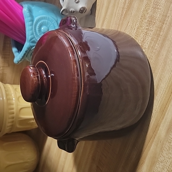 West Bend USA | Other | Vintage 95s Brown Crock With Lid | Poshmark